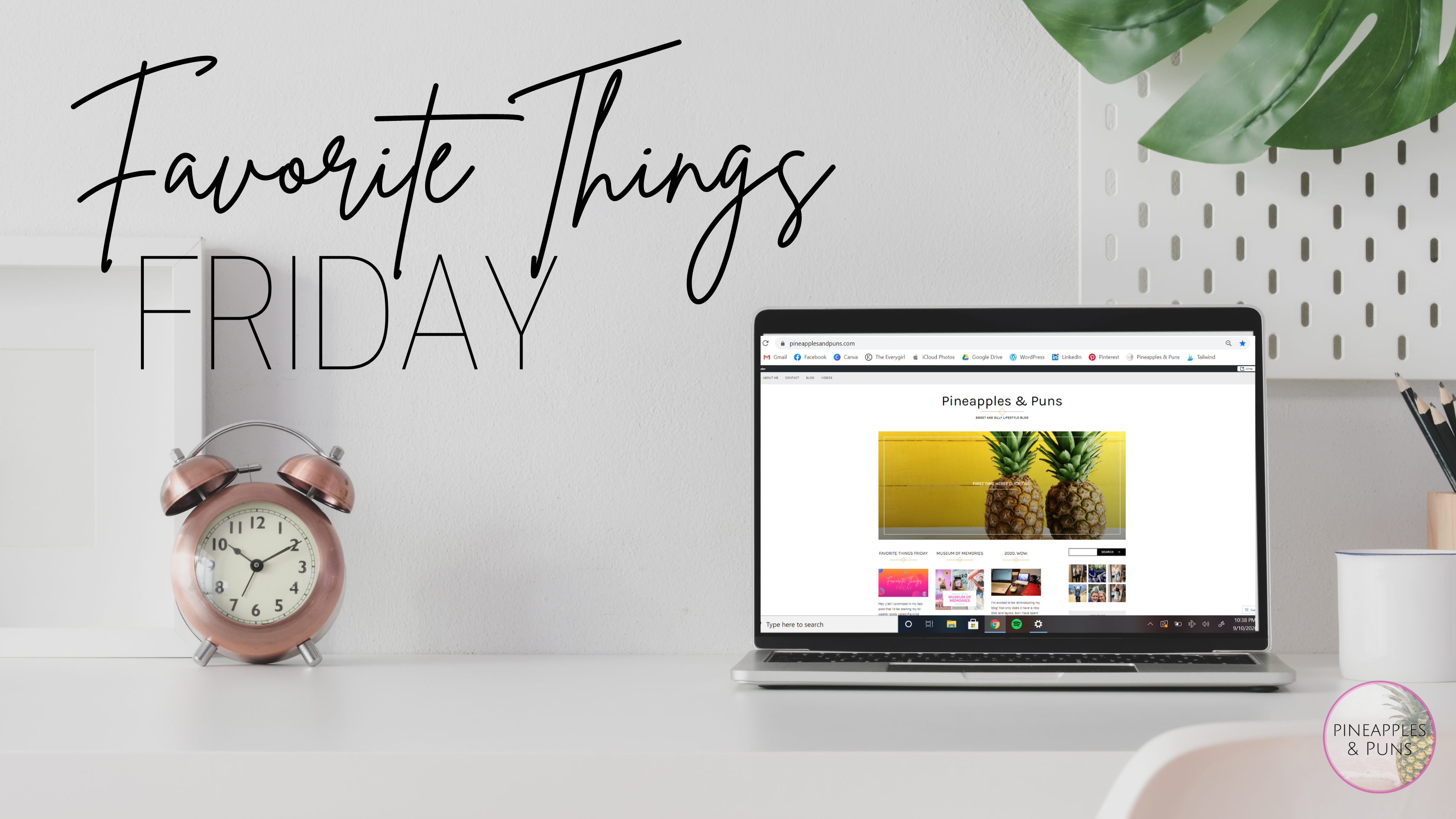 Favorite Things friday – VOlume 1, Issue 2 – Pineapples & Puns